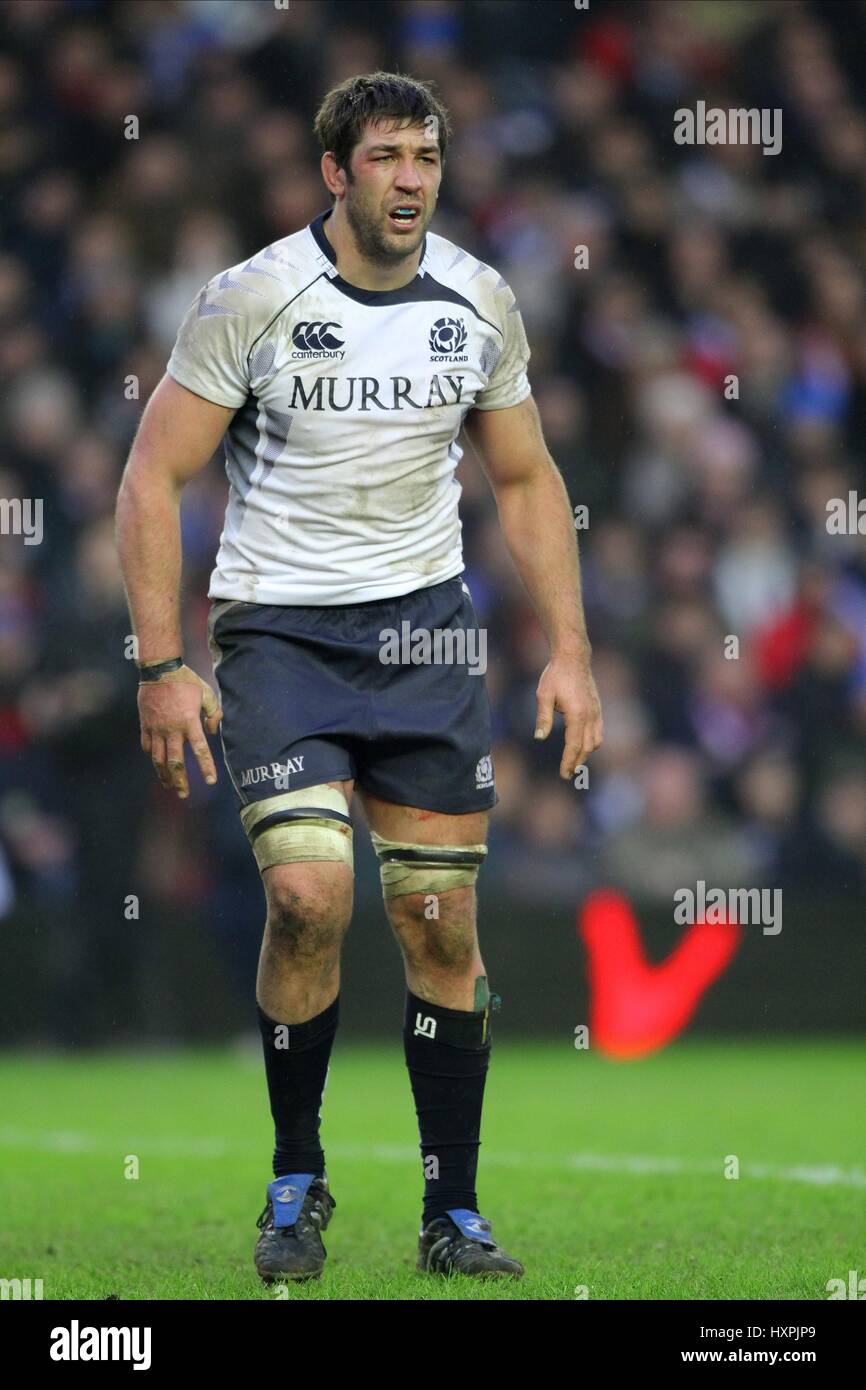 NATHAN HINES SCOTLAND & LEINSTER RU MURRAYFIELD EDINBURGH SCOTLAND 07 ...