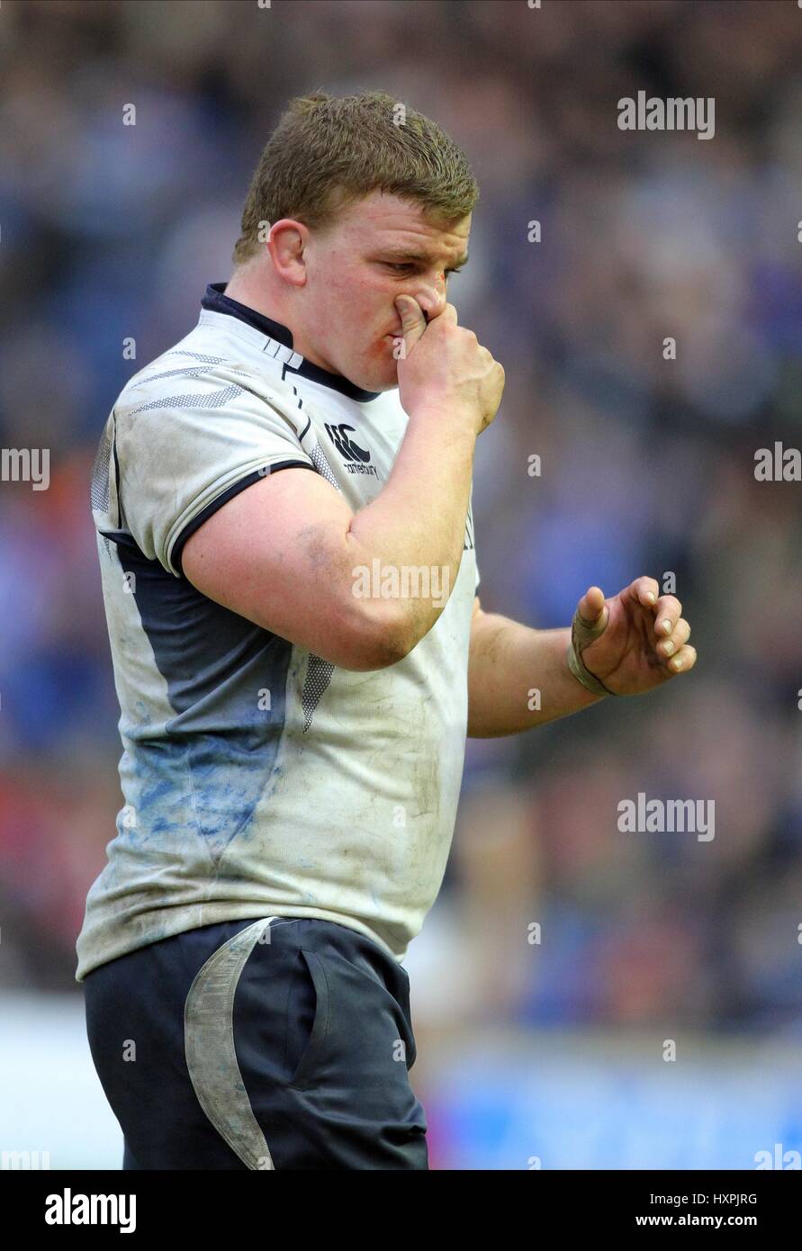 MORAY LOW SCOTLAND & GLASGOW WARRIORS MURRAYFIELD EDINBURGH SCOTLAND 07 ...