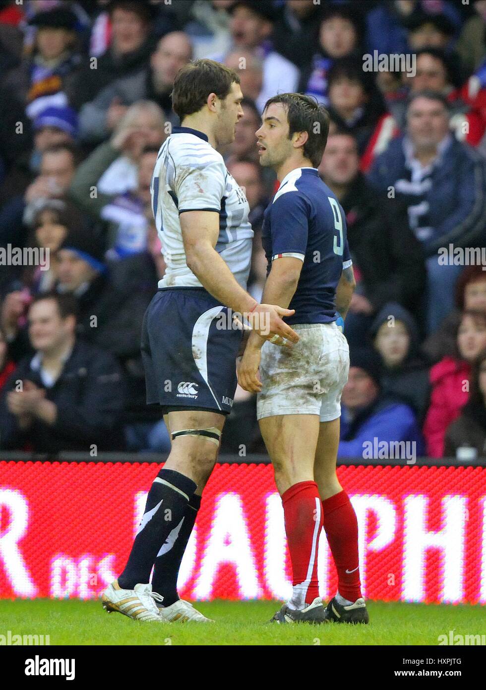 MORGAN PARRA & SEAN LAMONT SCOTLAND V FRANCE MURRAYFIELD EDINBURGH ...