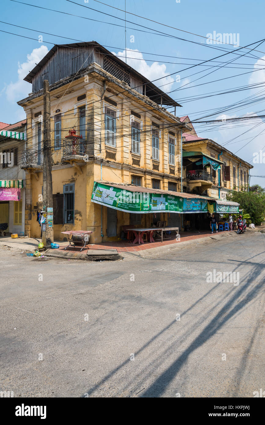 Colonial building in battambang hi-res stock photography and images - Alamy
