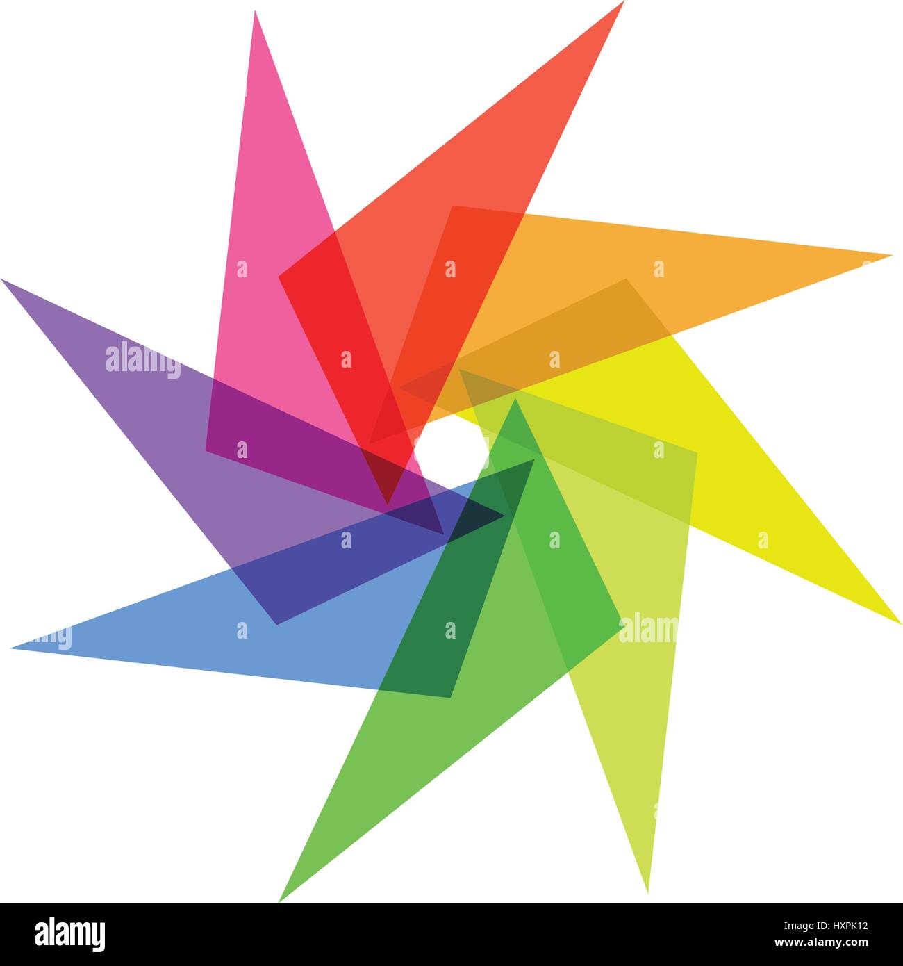 Overlapping geometric hi-res stock photography and images - Alamy