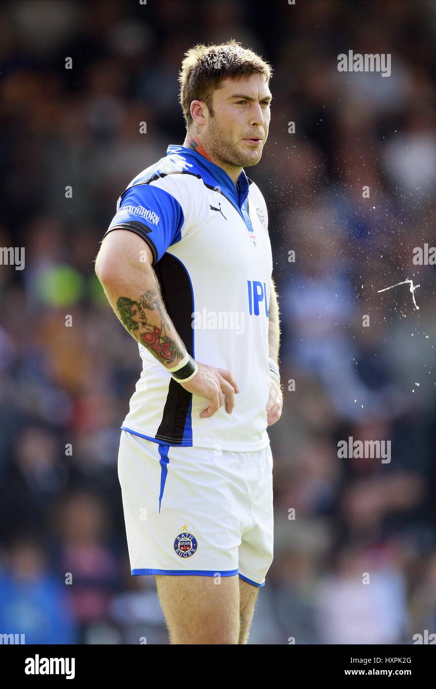MATT BANAHAN BATH RUGBY SPITTING BATH RUGBY HEADINGLEY CARNEGIE LEEDS ...