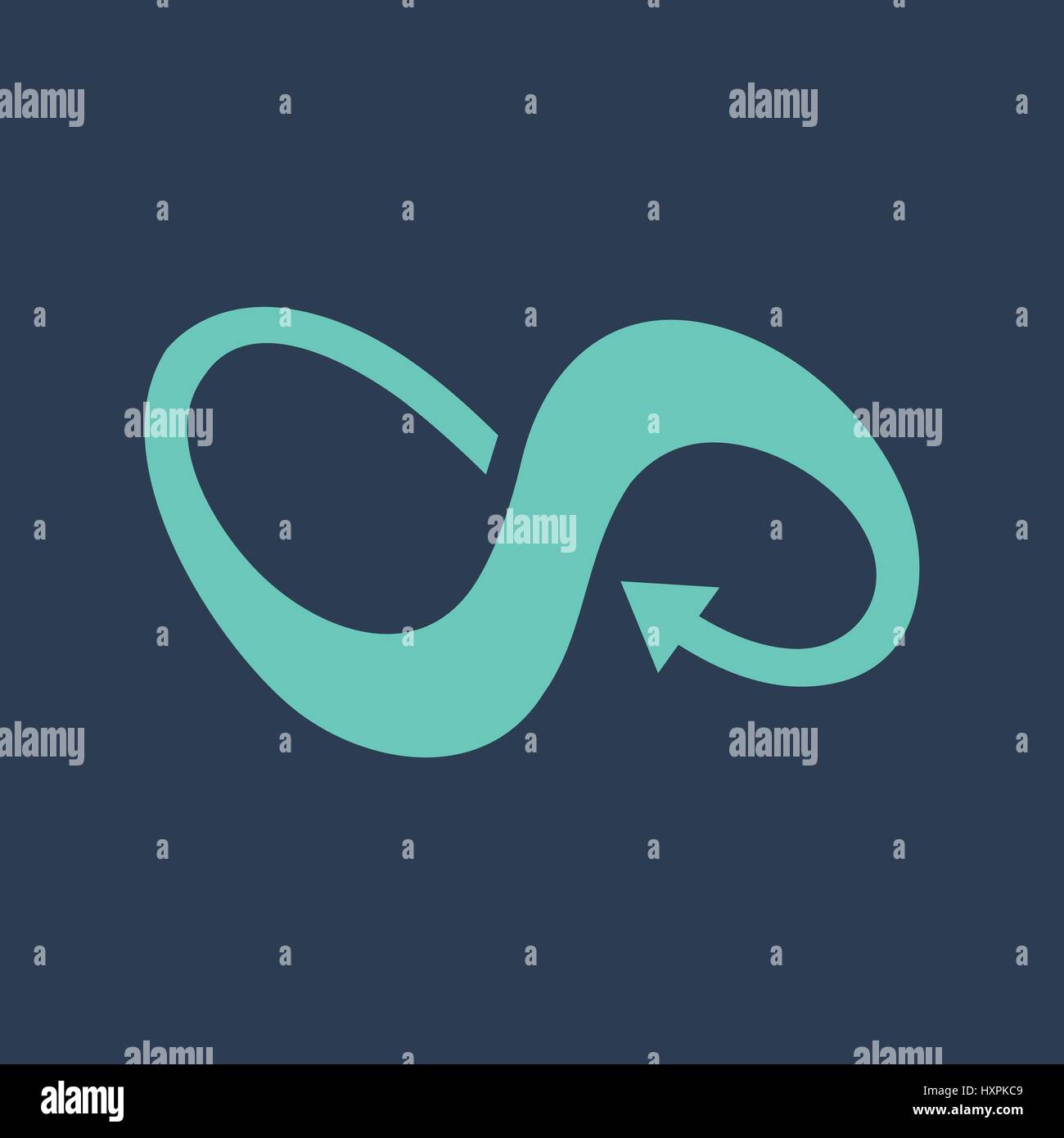 Infinity symbol vector vector vectors hi-res stock photography and ...