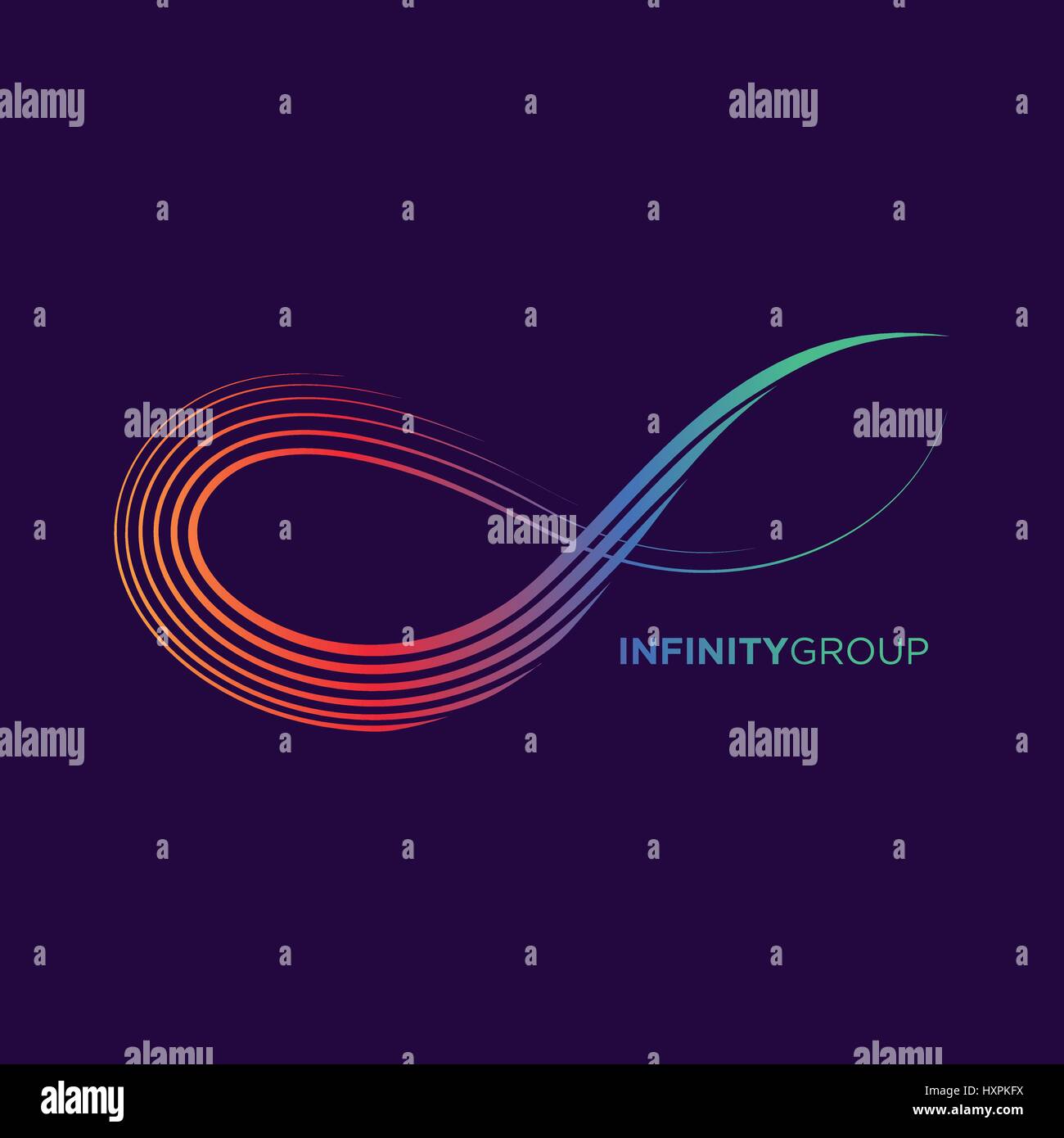 Infinity vector design, colorful shape Stock Vector Image & Art - Alamy