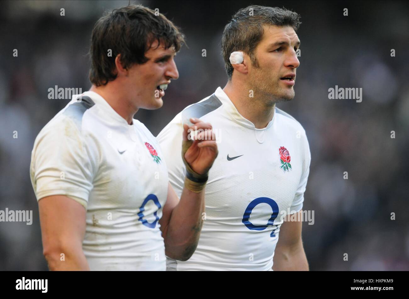 Simon shaw england rugby 2011 hi-res stock photography and images - Alamy