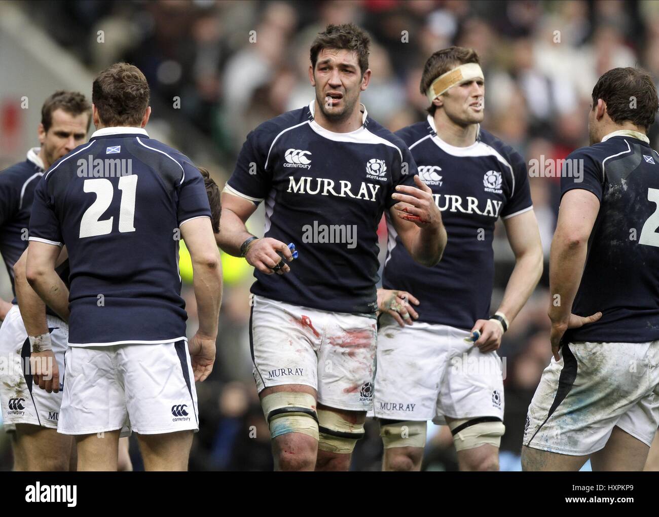 NATHAN HINES DEJECTED TEAM ENGLAND V SCOTLAND RU ENGLAND V SCOTLAND RU ...
