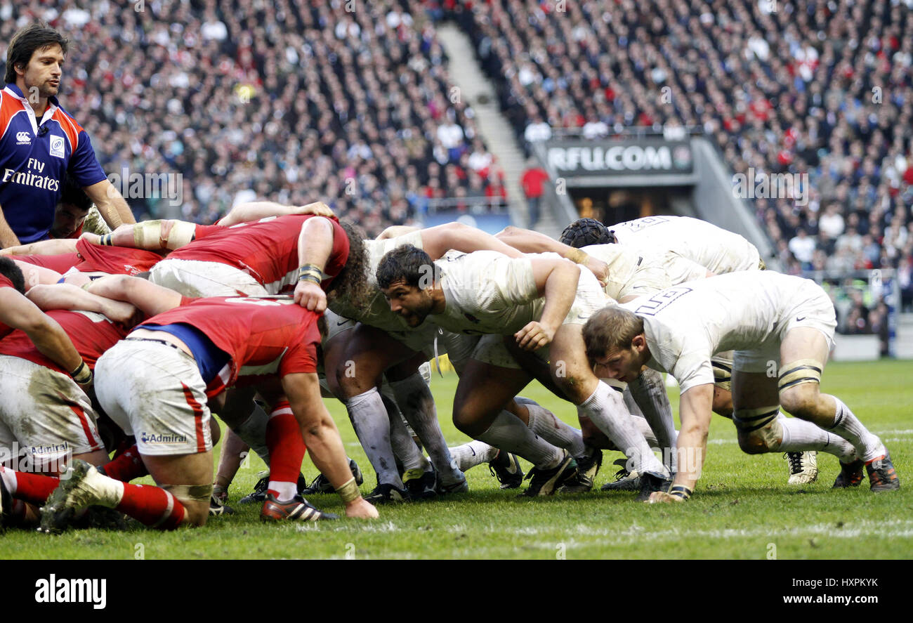 ENGLAND SCRUM ENGLAND V WALES RBS 6 NATIONS ENGLAND V WALES RBS 6 ...