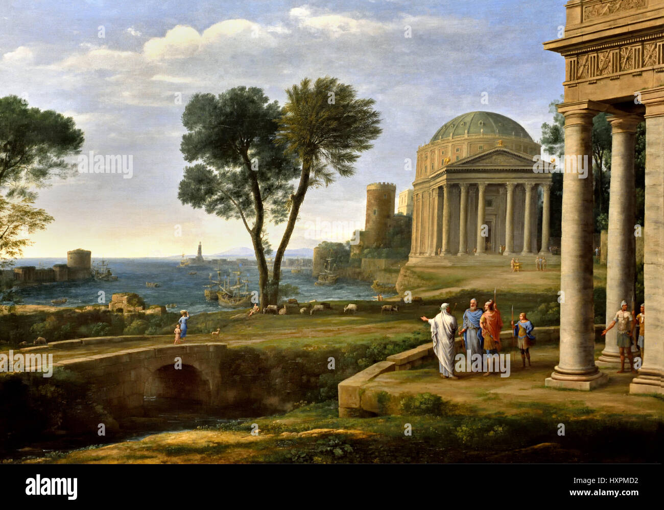Landscape with Aeneas at Delos Claude Lorrain , Claude Gellée, 1604/ ...