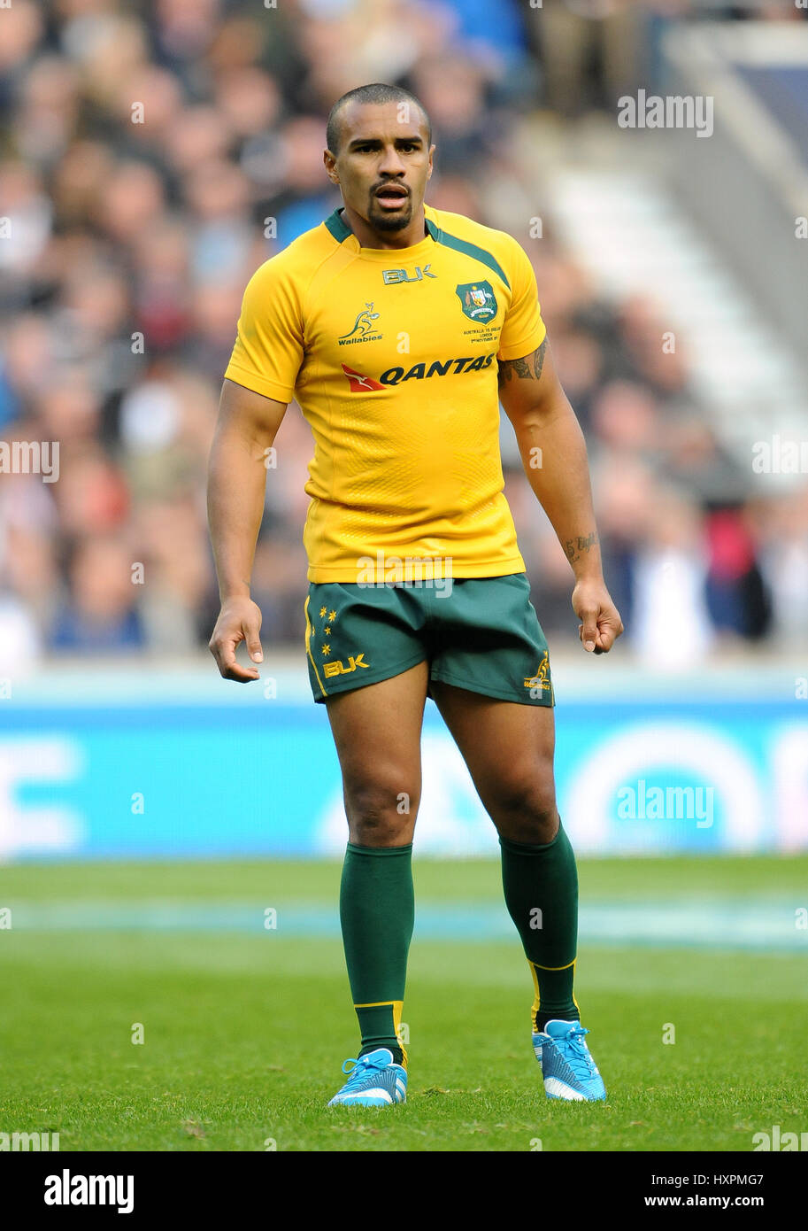 WILL GENIA AUSTRALIA RU AUSTRALIA RU TWICKENHAM LONDON ENGLAND 02 ...