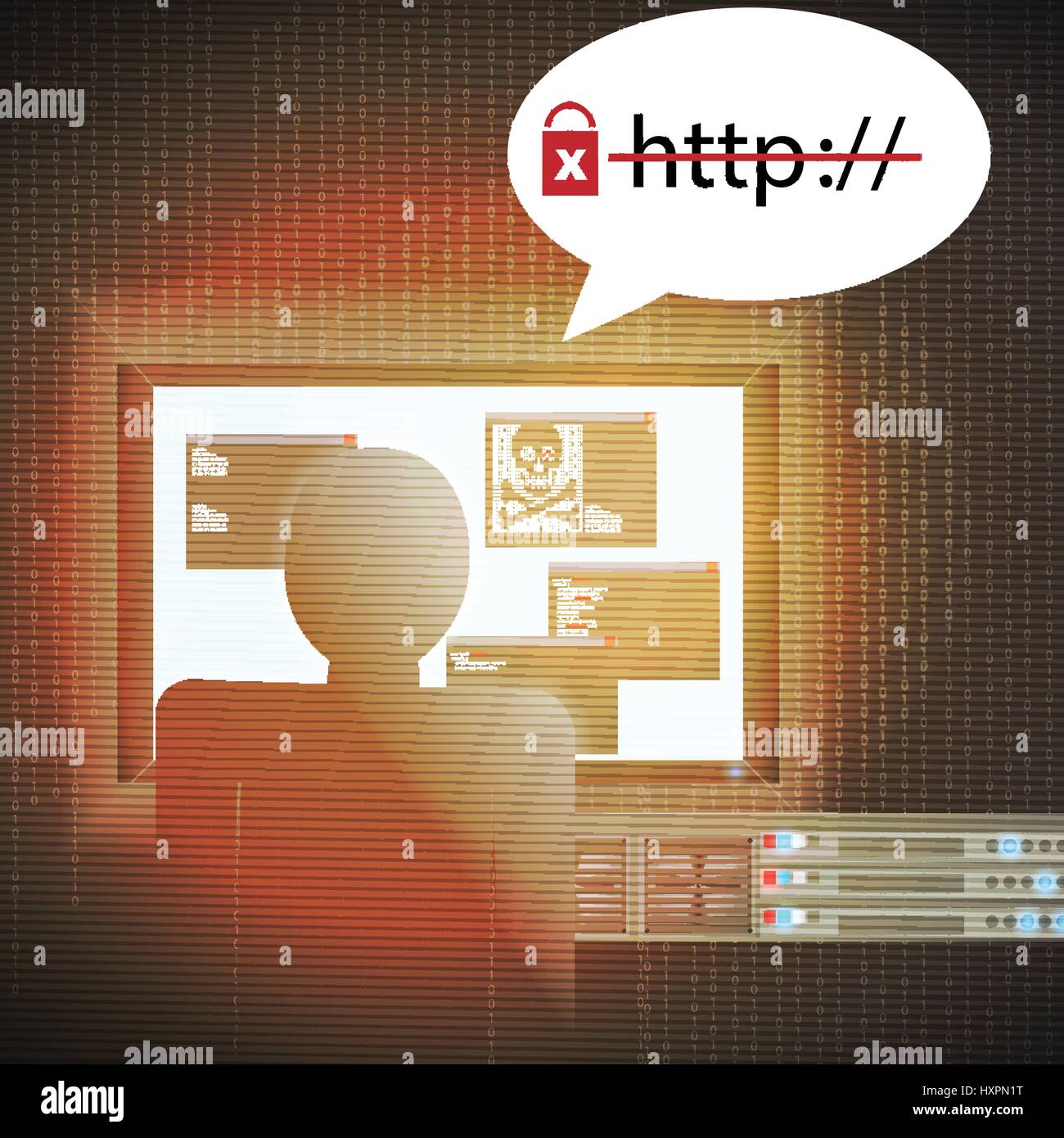 Phishing metaphor with hacker hi-res stock photography and images - Alamy