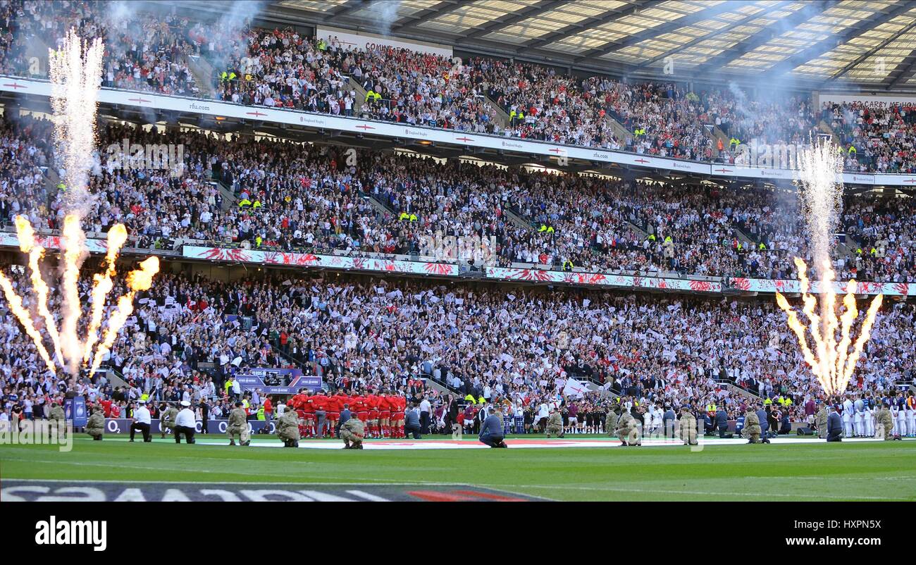 ENGLAND TEAM RUN ONTO FIELD ENGLAND RU V WALES RU ENGLAND RU V WALES RU ...