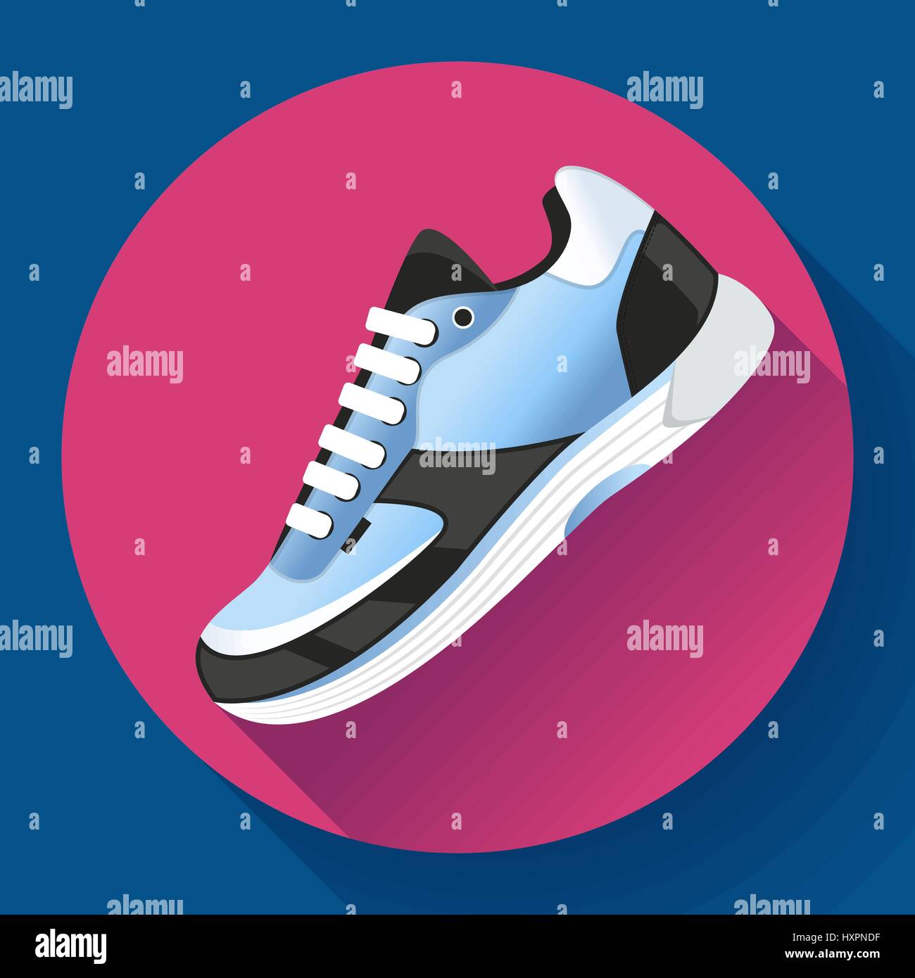 Cross training shoe Stock Vector Images - Alamy