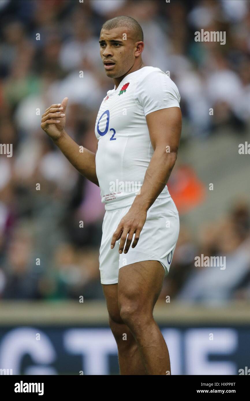 JONATHAN JOSEPH ENGLAND BATH RUGBY ENGLAND & BATH RUGBY TWICKENHAM ...