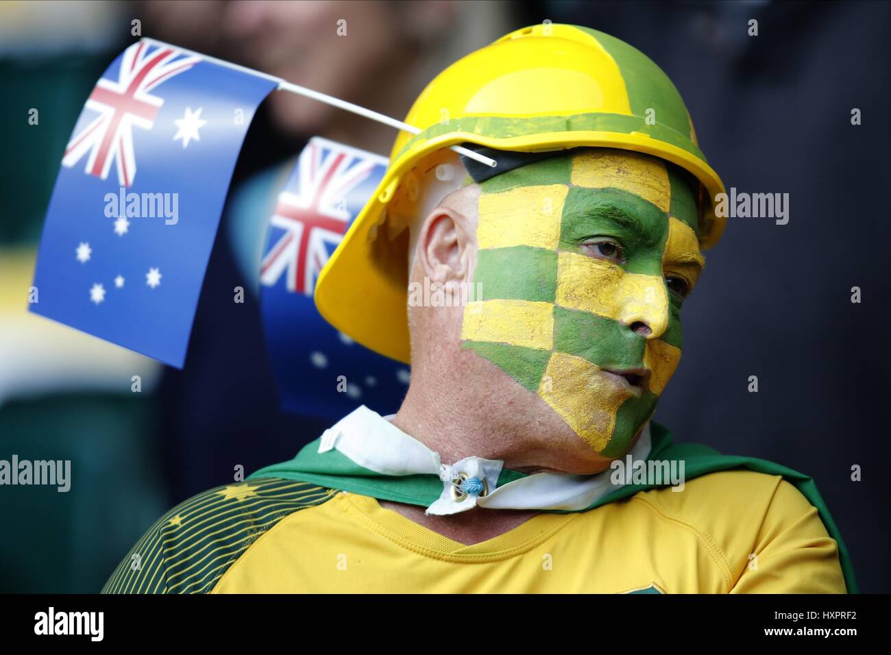 Rugby fan face paint hi-res stock photography and images - Alamy