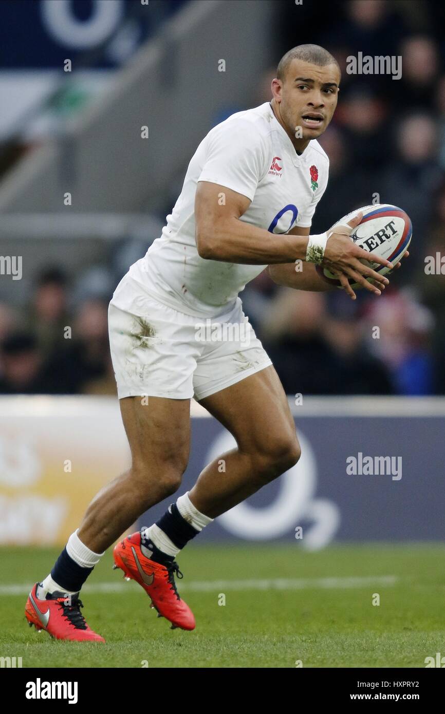 JONATHAN JOSEPH ENGLAND BATH RUGBY ENGLAND & BATH RUGBY TWICKENHAM ...