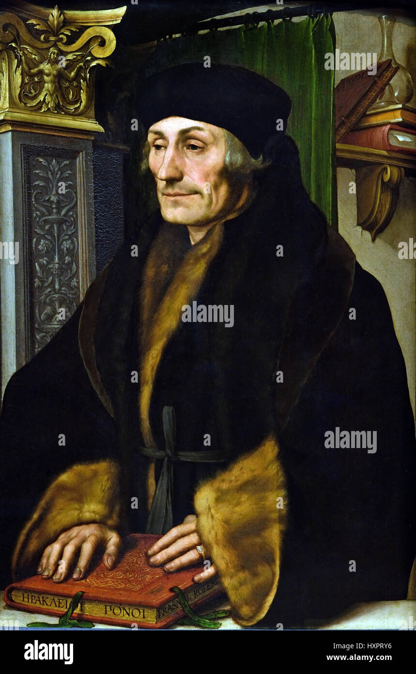 Erasmus 1523 Hans Holbein the Younger 1497-1543 German Germany ...