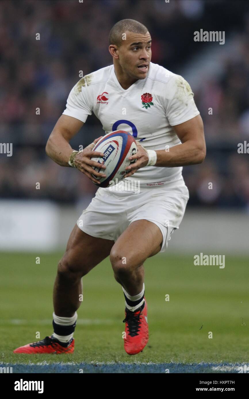 JONATHAN JOSEPH ENGLAND BATH RUGBY ENGLAND & BATH RUGBY TWICKENHAM ...