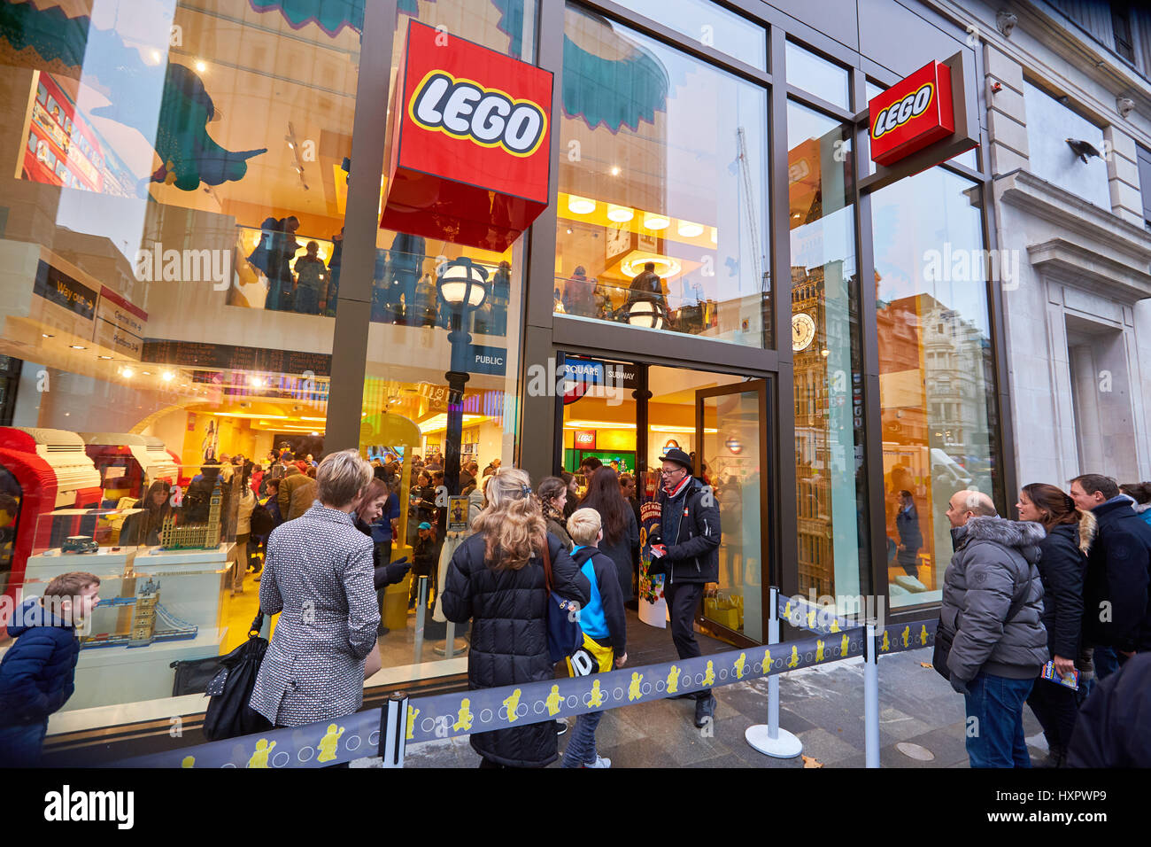 General view of the Lego store in London Stock Photo - Alamy