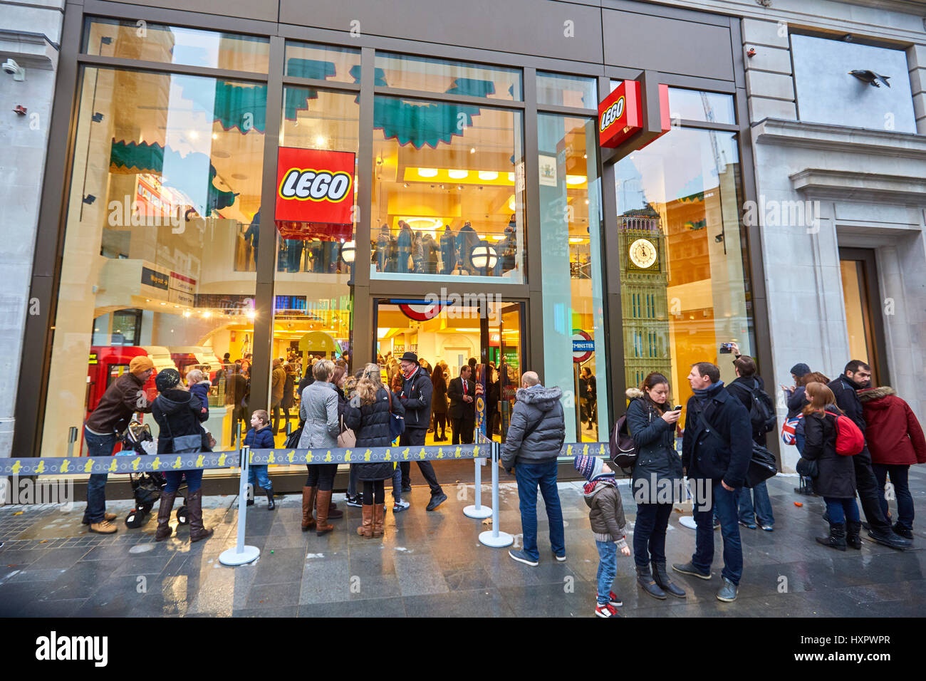 General view of the Lego store in London Stock Photo - Alamy