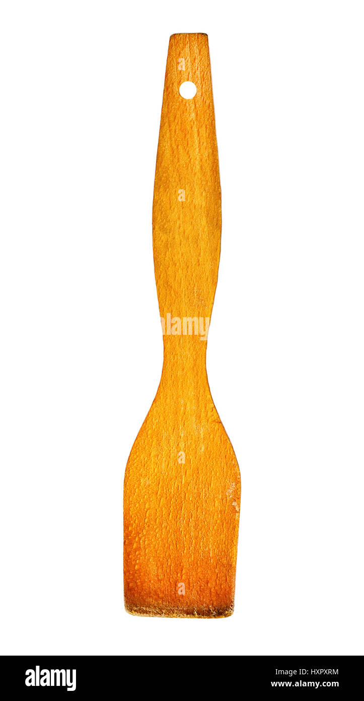 Old wooden turner isolated on white background Stock Photo - Alamy