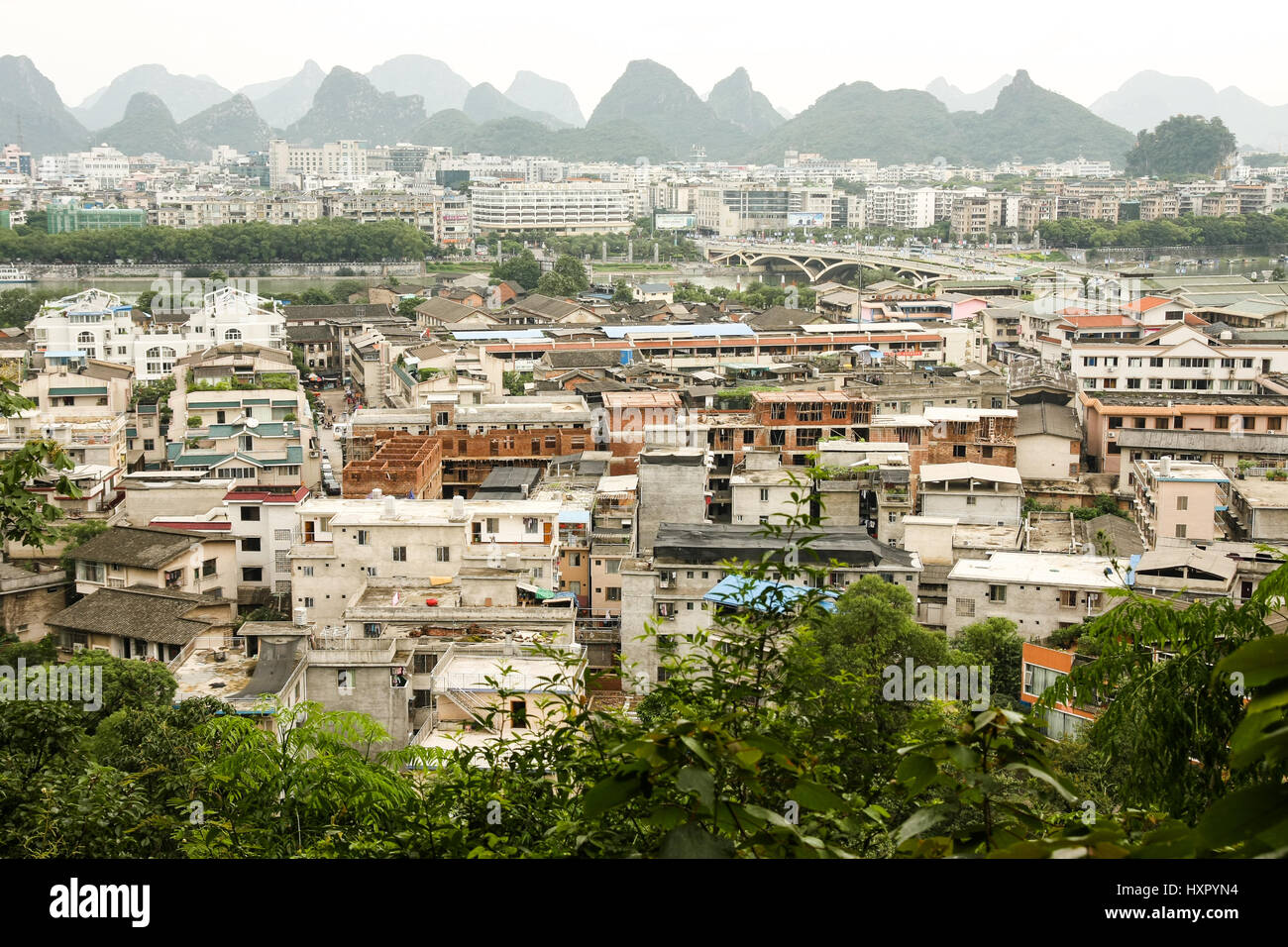 Guilin city southern china Stock Photo - Alamy