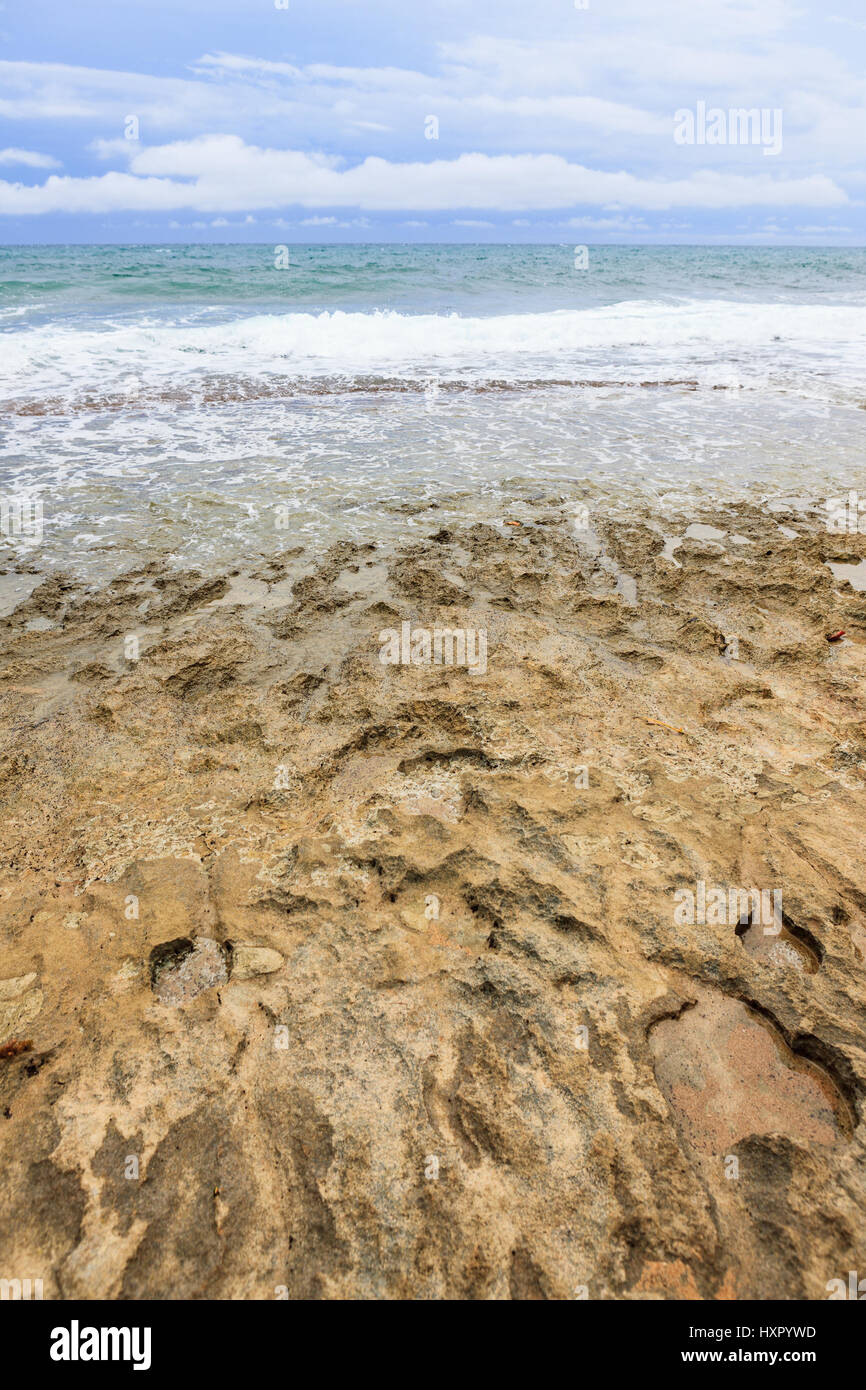 Rocky beach sea scape Stock Photo - Alamy