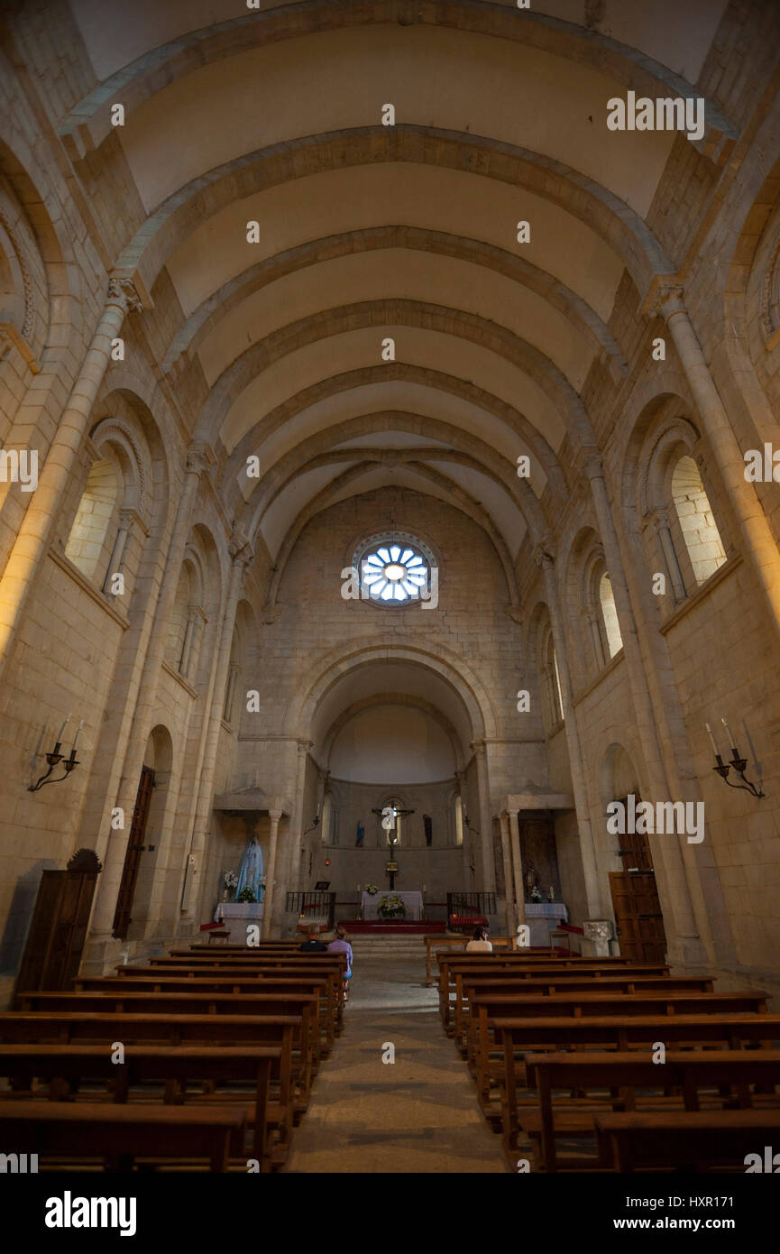 Church of San Xoán (or Saint John) of Portomarín, Portomarín, Lugo ...