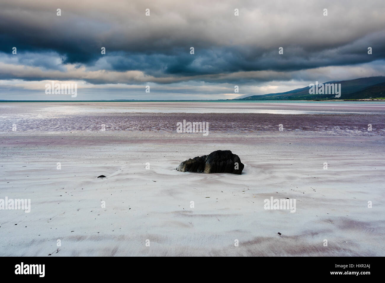 View eastwards along Brandon Bay from Cappagh Beach near Clockane (An ...