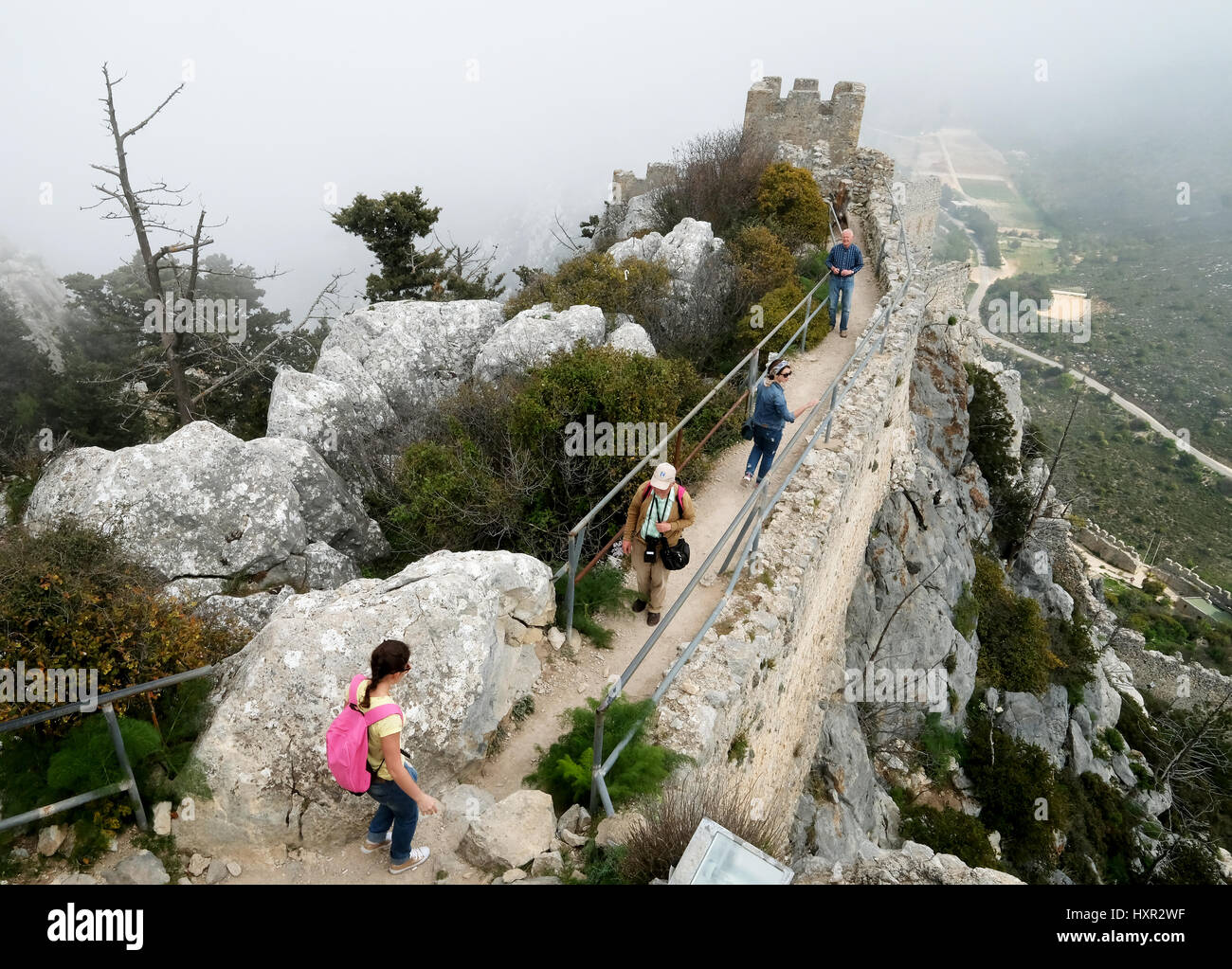 St Hilarion Castle, Kyrenia, Northern Cyprus Stock Photo - Alamy