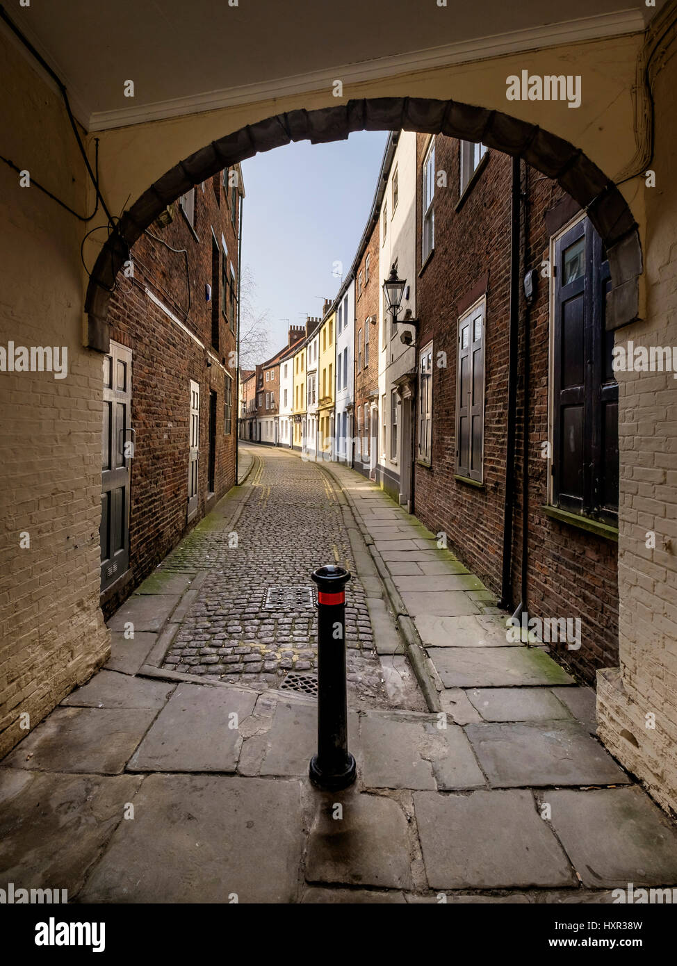 Prince Street in Hull's old town Stock Photo - Alamy
