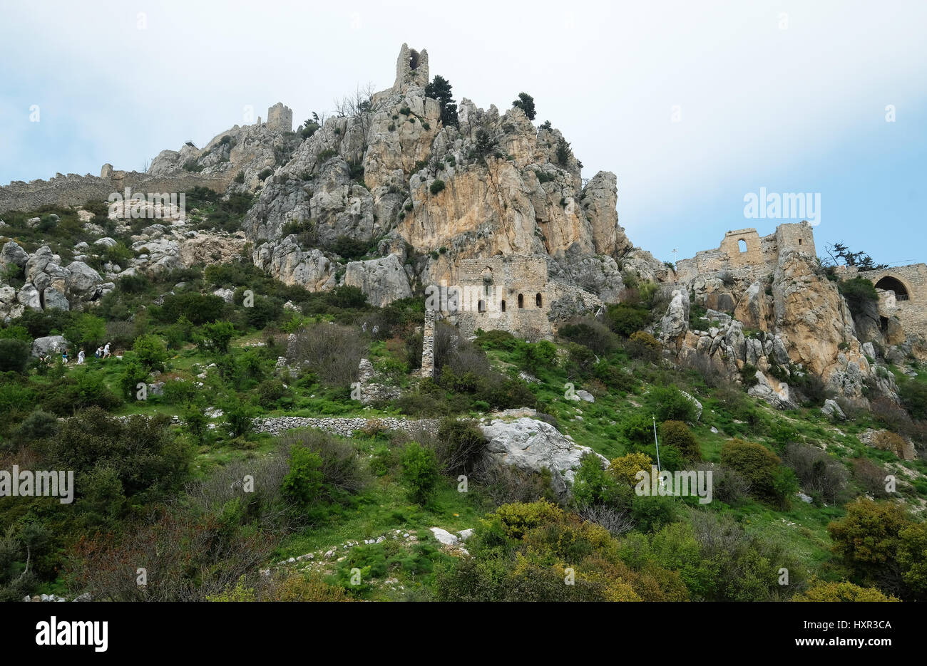 St Hilarion Castle, Kyrenia, Northern Cyprus Stock Photo - Alamy