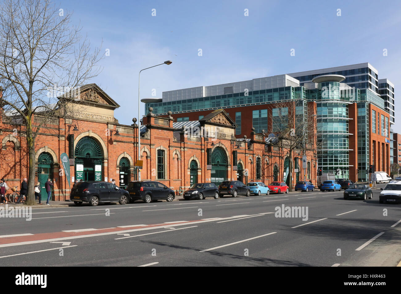 St George's Market in Belfast Northern Ireland Stock Photo - Alamy