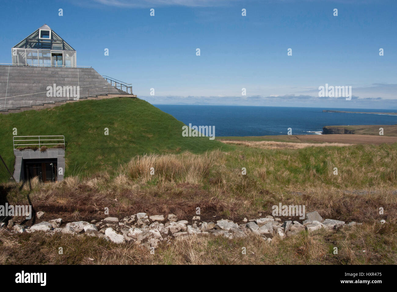 The Ceide Fields Visitor Centre at The Céide Fields in County Mayo ...