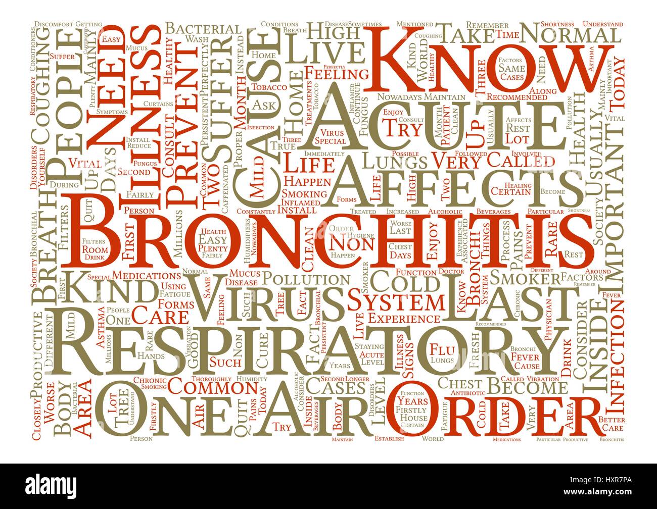 Acute Bronchitis High Resolution Stock Photography and Images - Alamy