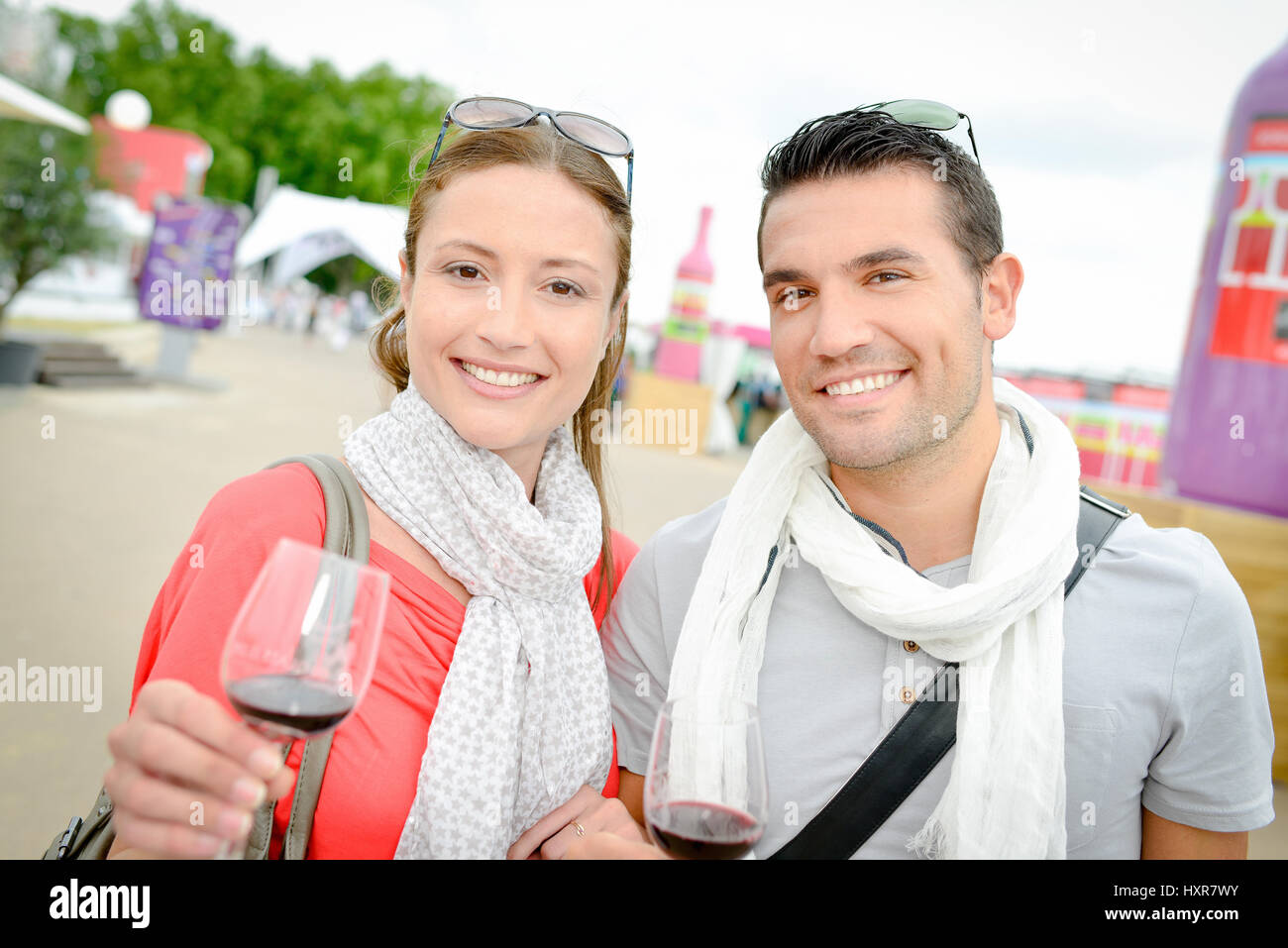 Wine tasting event Stock Photo - Alamy