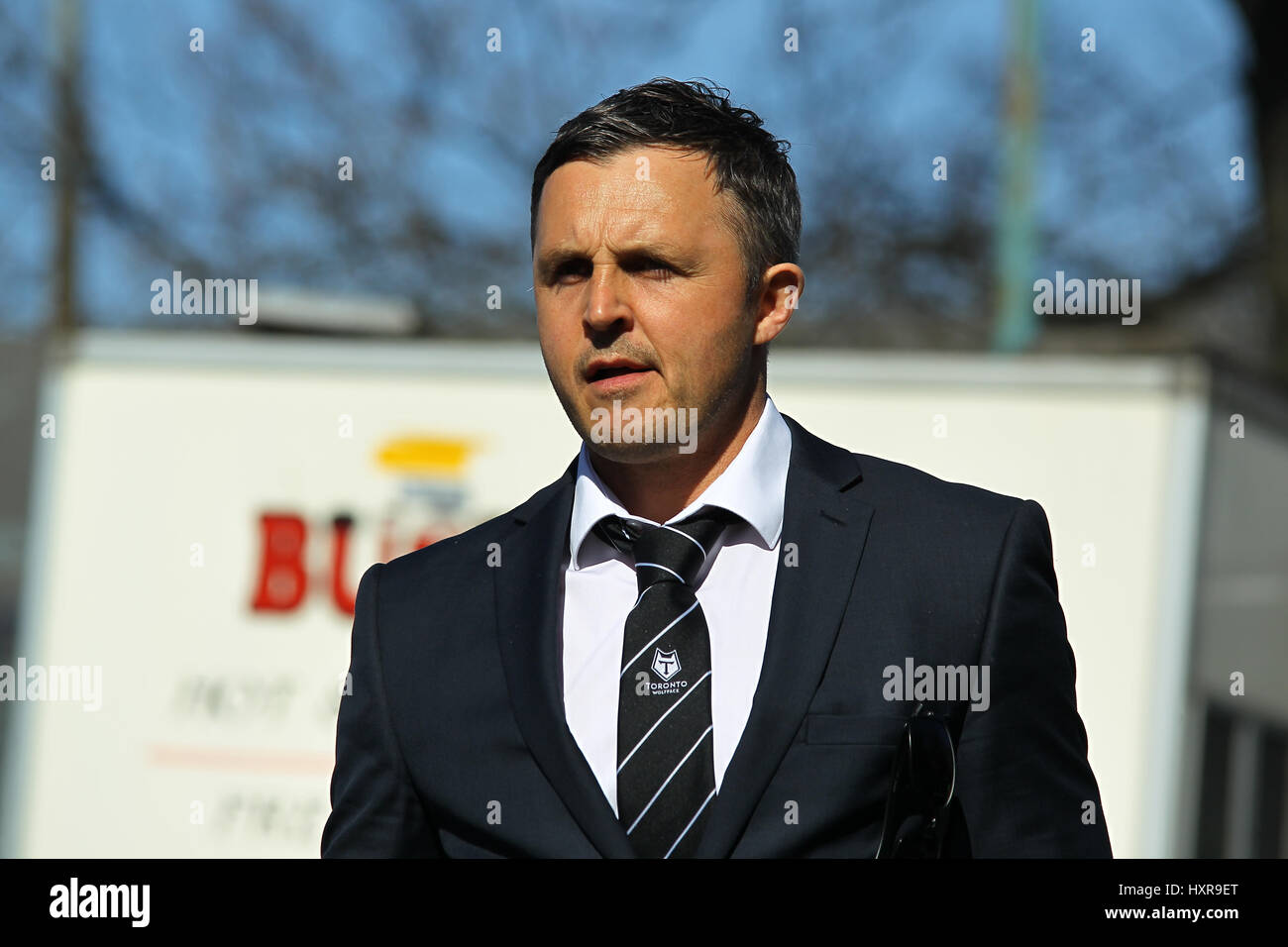 Paul Rowley Coach of Toronto Wolfpack Rugby League ahead of Keighley ...
