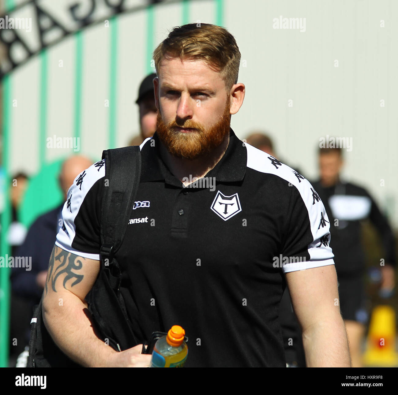 Gary Wheeler of Toronto Wolfpack Rugby League ahead of Keighley Cougars ...