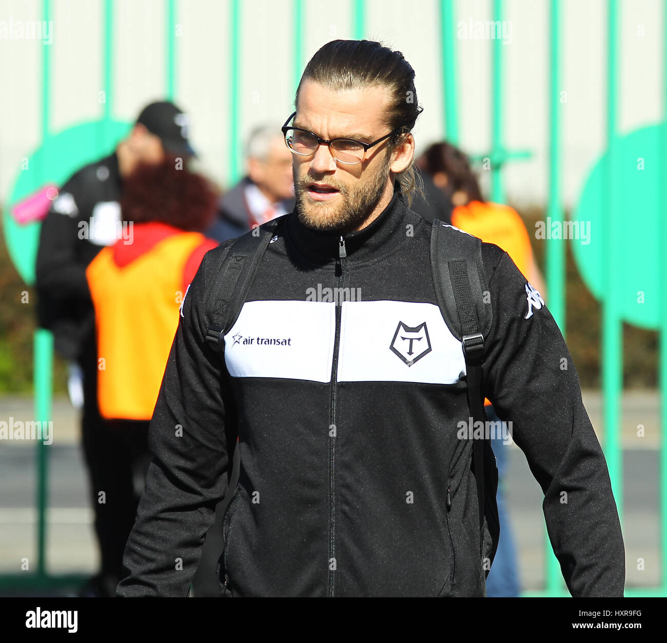 Liam Kay of Toronto Wolfpack Rugby League ahead of Keighley Cougars vs ...
