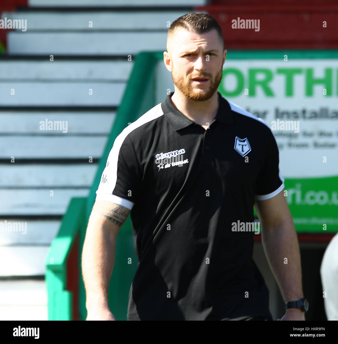 Adam Sidlow of Toronto Wolfpack Rugby League ahead of Keighley Cougars ...