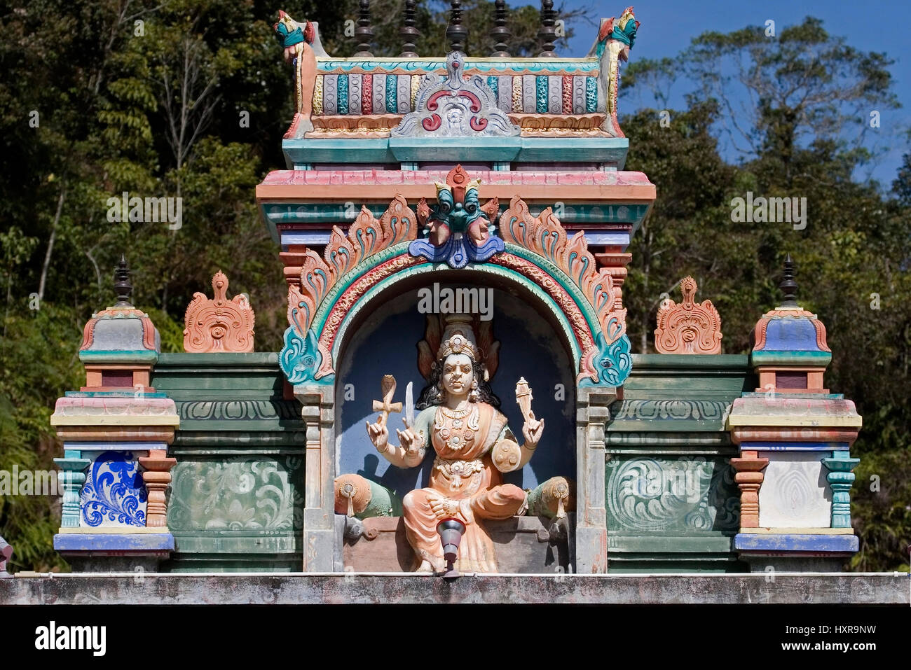 Hindu temple in Tanah Rata in the Cameron highlands in Malaysia ...
