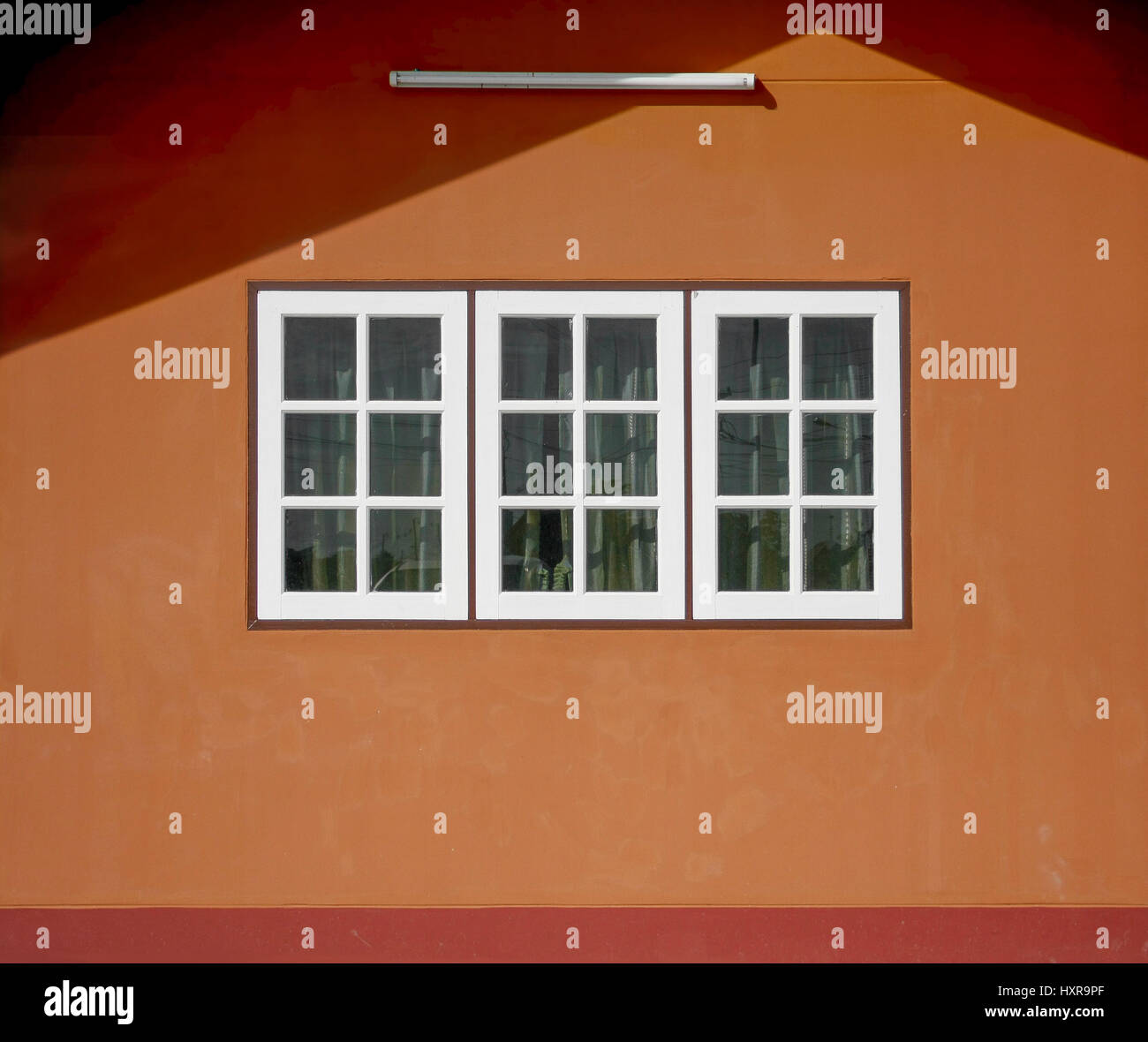 beatiful white window front of homewas was contemporary Stock Photo - Alamy