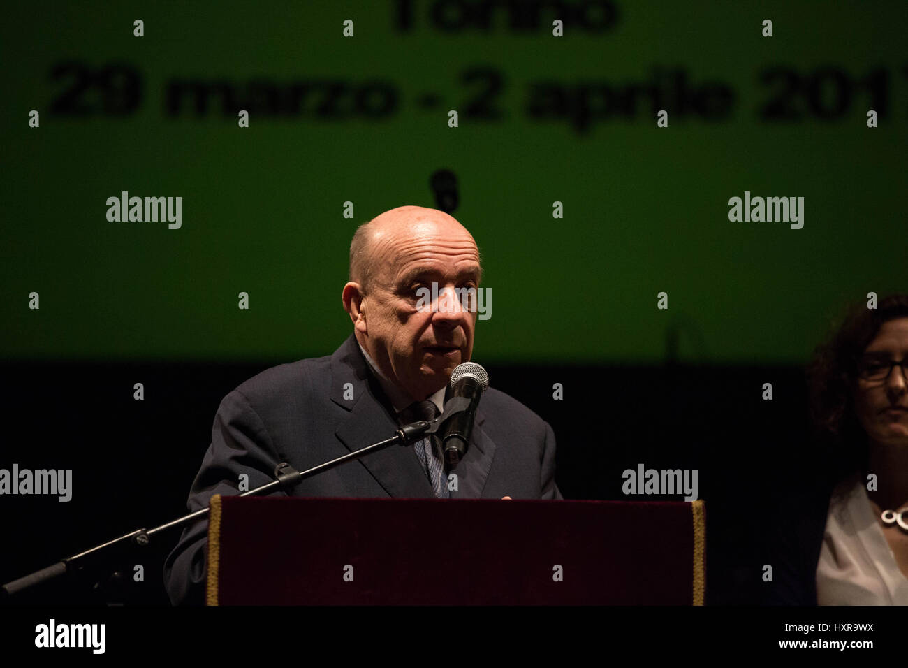 Turin, Italy. 29th Mar, 2017. Tito Boeri speak at Biennale Democrazia ...
