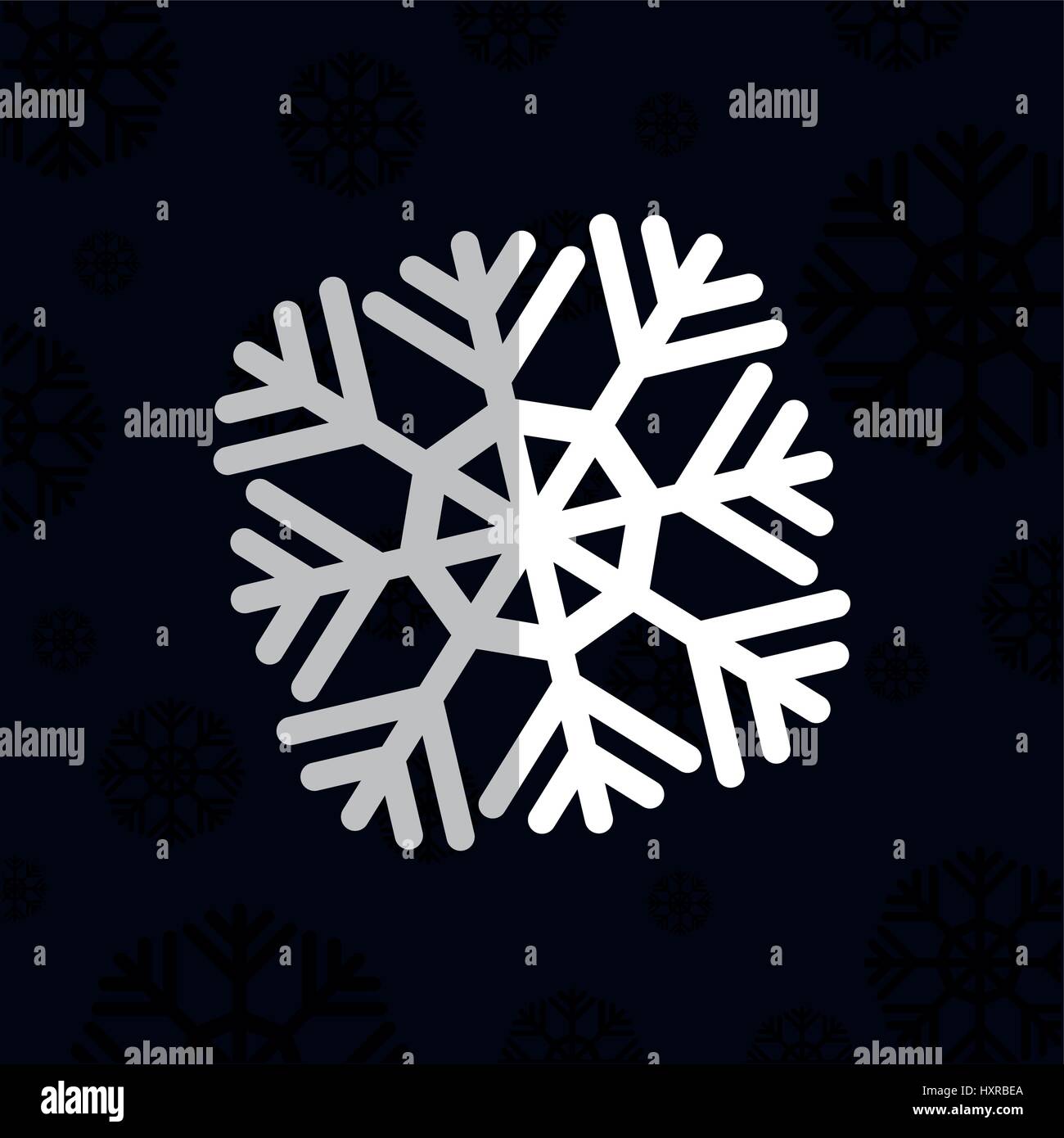 Snowflake winter symbol vector illustration graphic design Stock Vector ...
