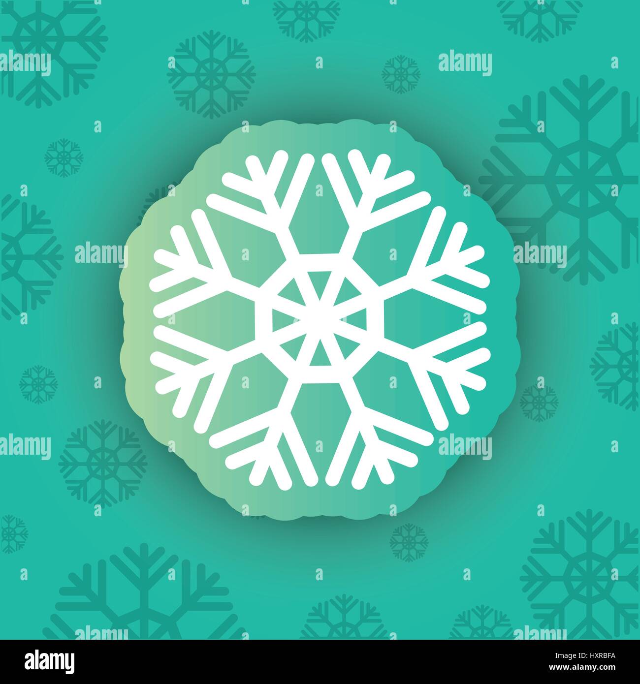Snowflake winter symbol vector illustration graphic design Stock Vector ...
