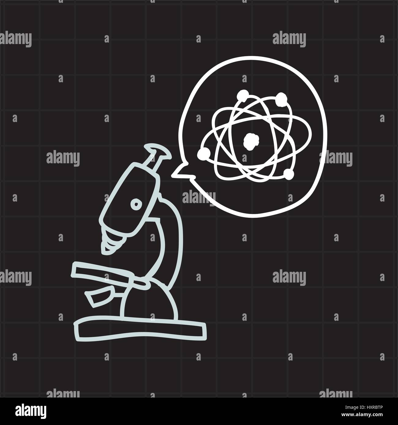 Science class school scribbles cartoons Stock Vector Images - Alamy