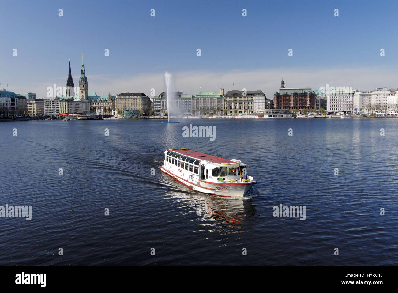 Germany, Hamburg, the Inner Alster, spring, spring, the Alster, Alster ...