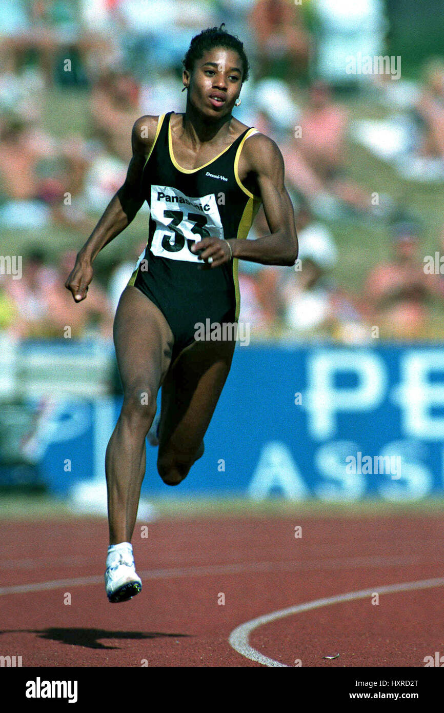 JENNIFER STOUTE 200 METRES 11 June 1991 Stock Photo - Alamy