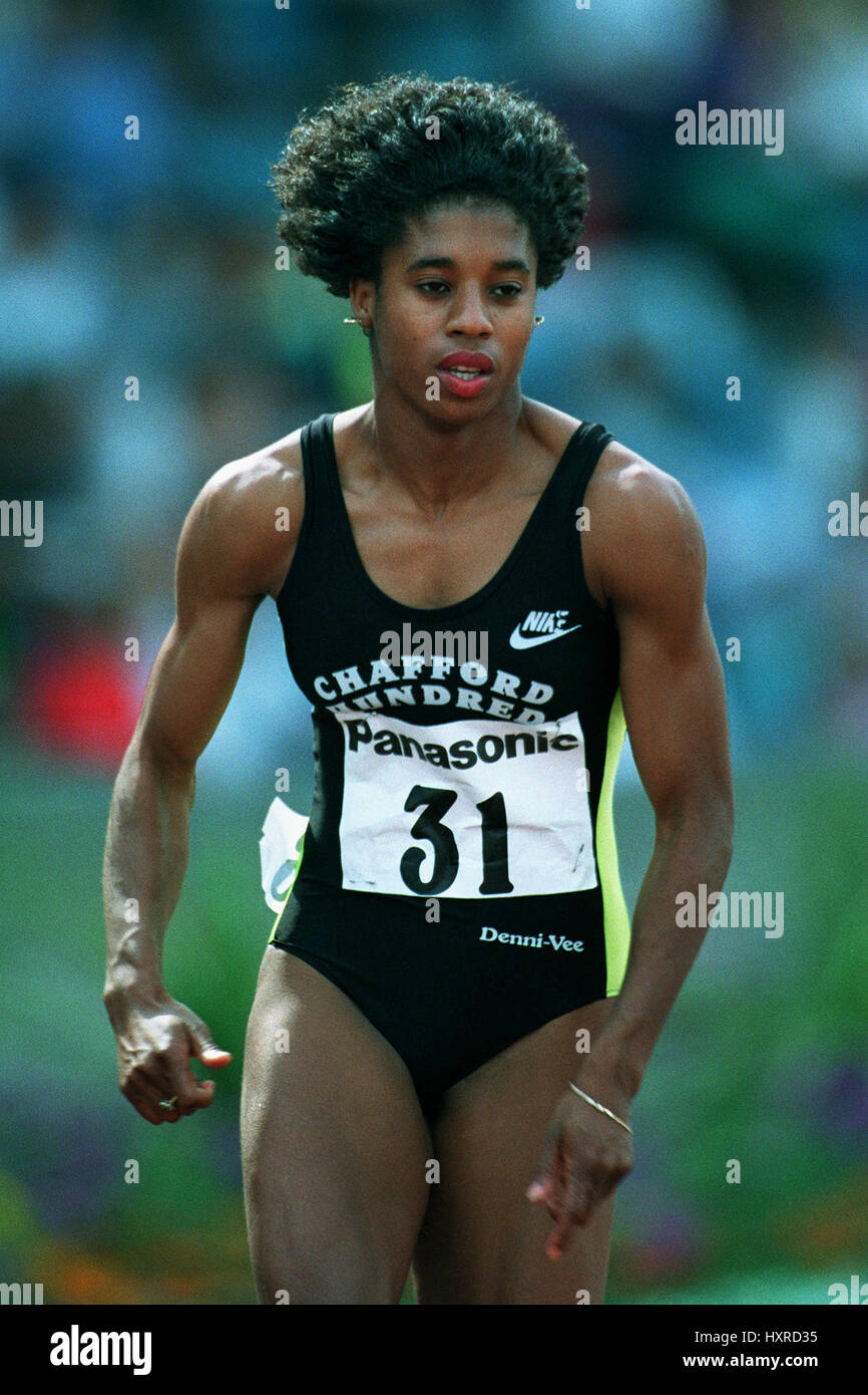 JENNIFER STOUTE 400 METRES 02 August 1991 Stock Photo - Alamy