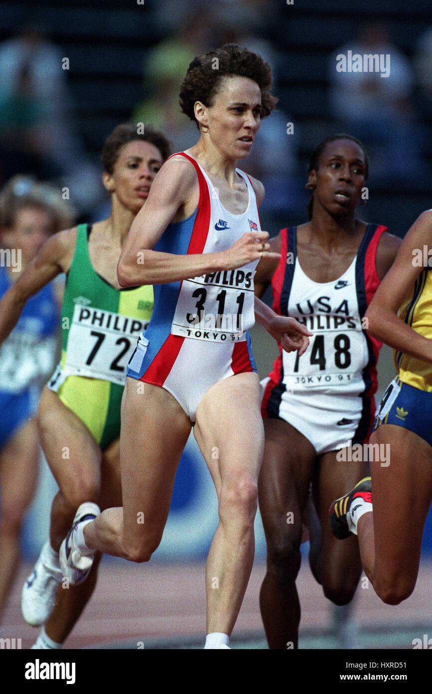 ANN WILLIAMS 800 METRES 27 January 1992 Stock Photo - Alamy