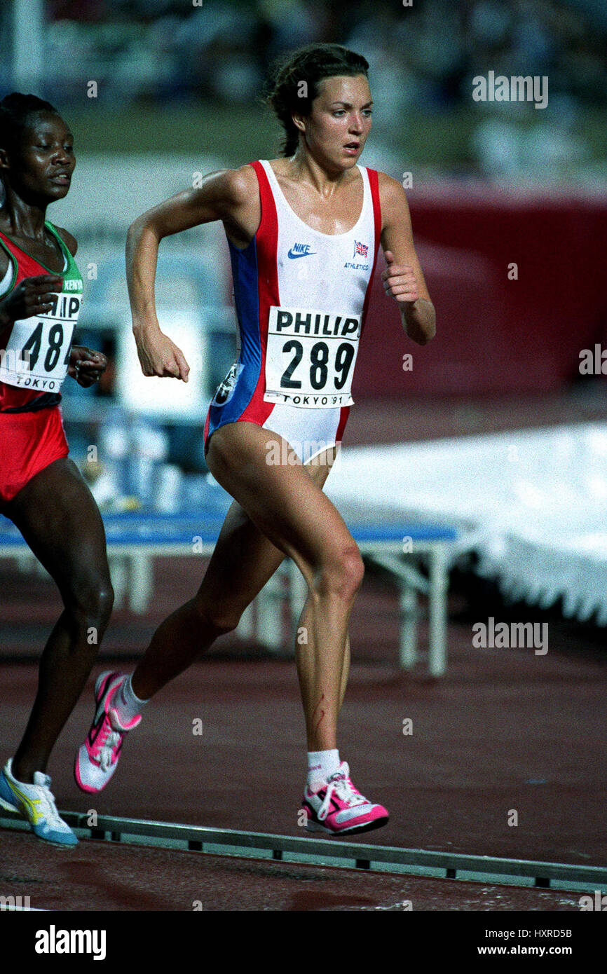 JILL HUNTER 10000 METRES 02 February 1992 Stock Photo - Alamy